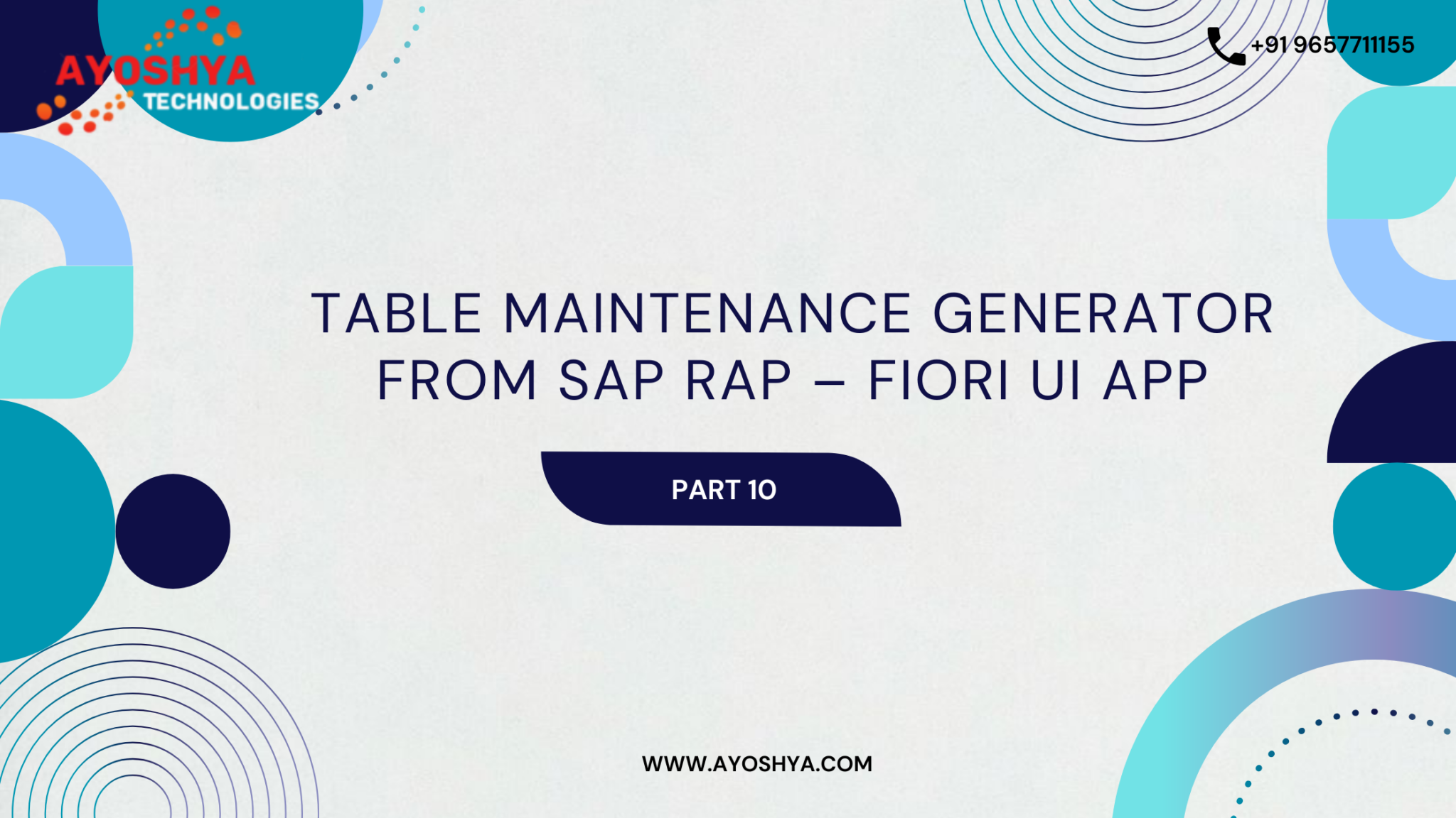 Table Maintenance Generator in SAP RAP – FIORI UI App