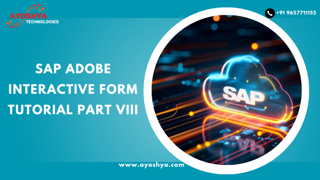 Sap Adobe Interactive Form Tutorial Part Viii Displaying Include Texts 3549
